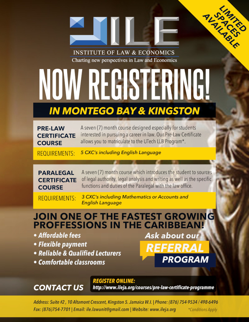 Pre-Law Certificate Programme - Institute of Law and Economics - ILE